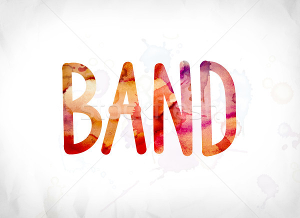Band Wordart Bespoke Birthday Number Personalised Word Art Print