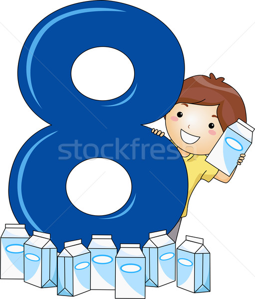 Number 8 Cartoon How To Draw With Number 8 | Number Drawing For Kids