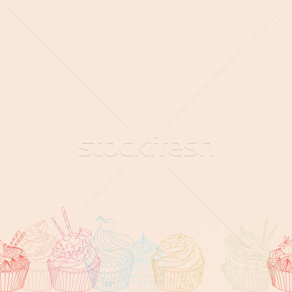 Cupcake Border Templates