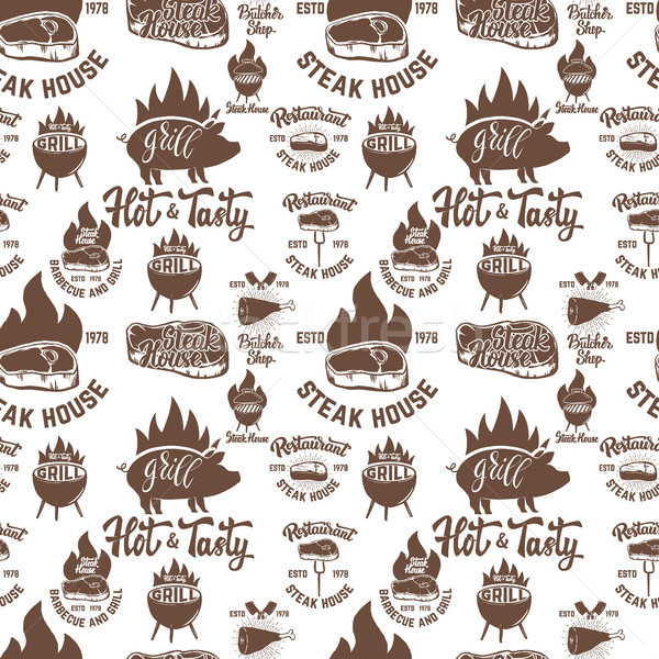 bbq background pattern