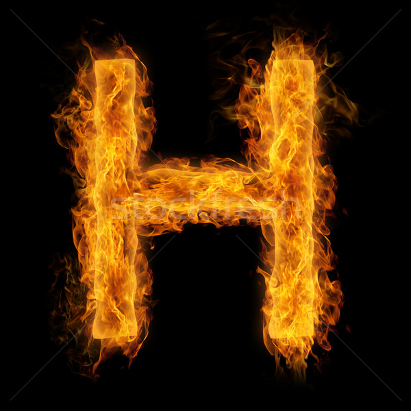 letter h fire