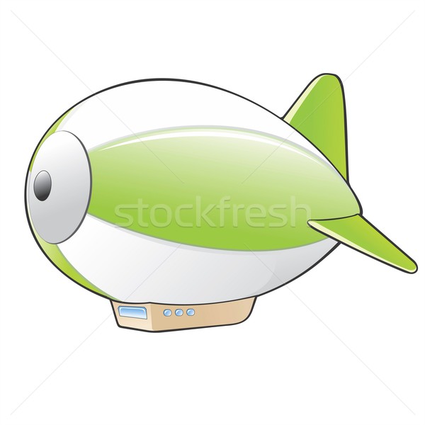 cartoon blimp