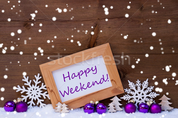 Holiday Happy Weekend Weekend Christmas Happy Label Hi Res Stock