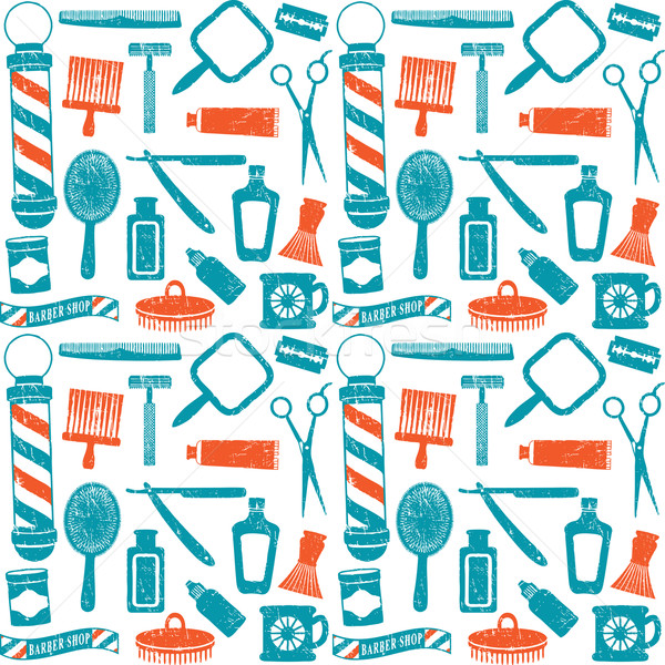 barber background pattern